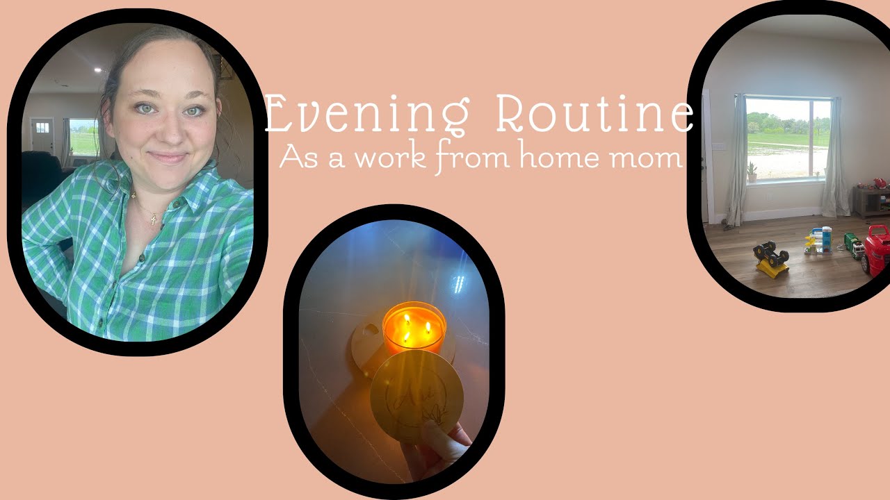 working mom evening routine work from home - YouTube