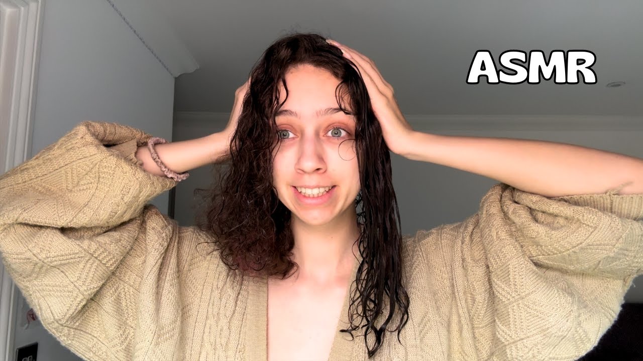 ASMR Curly Hair Routine - YouTube