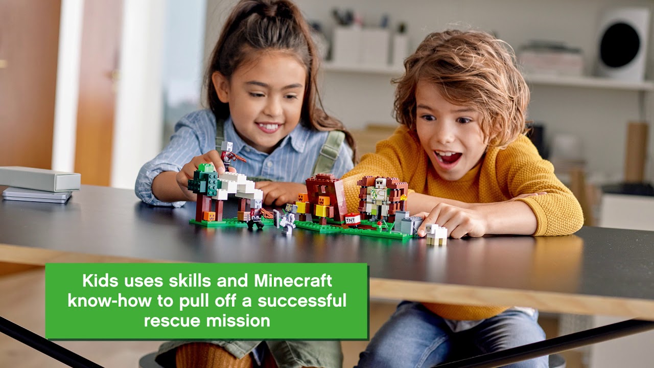 LEGO Minecraft The Pillager Outpost 21159 - YouTube