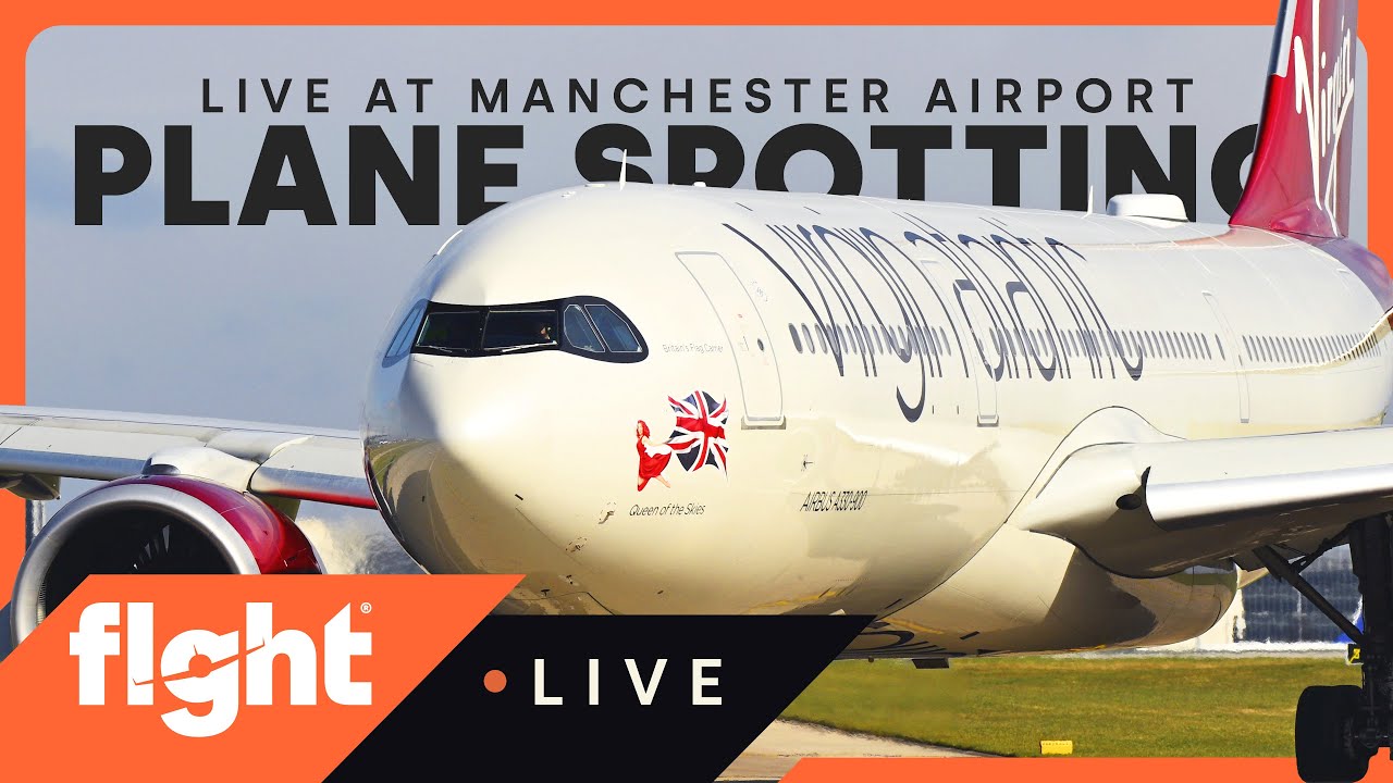 ♦️ LIVE Manchester Airport Plane Spotting - 14/06/25 - YouTube