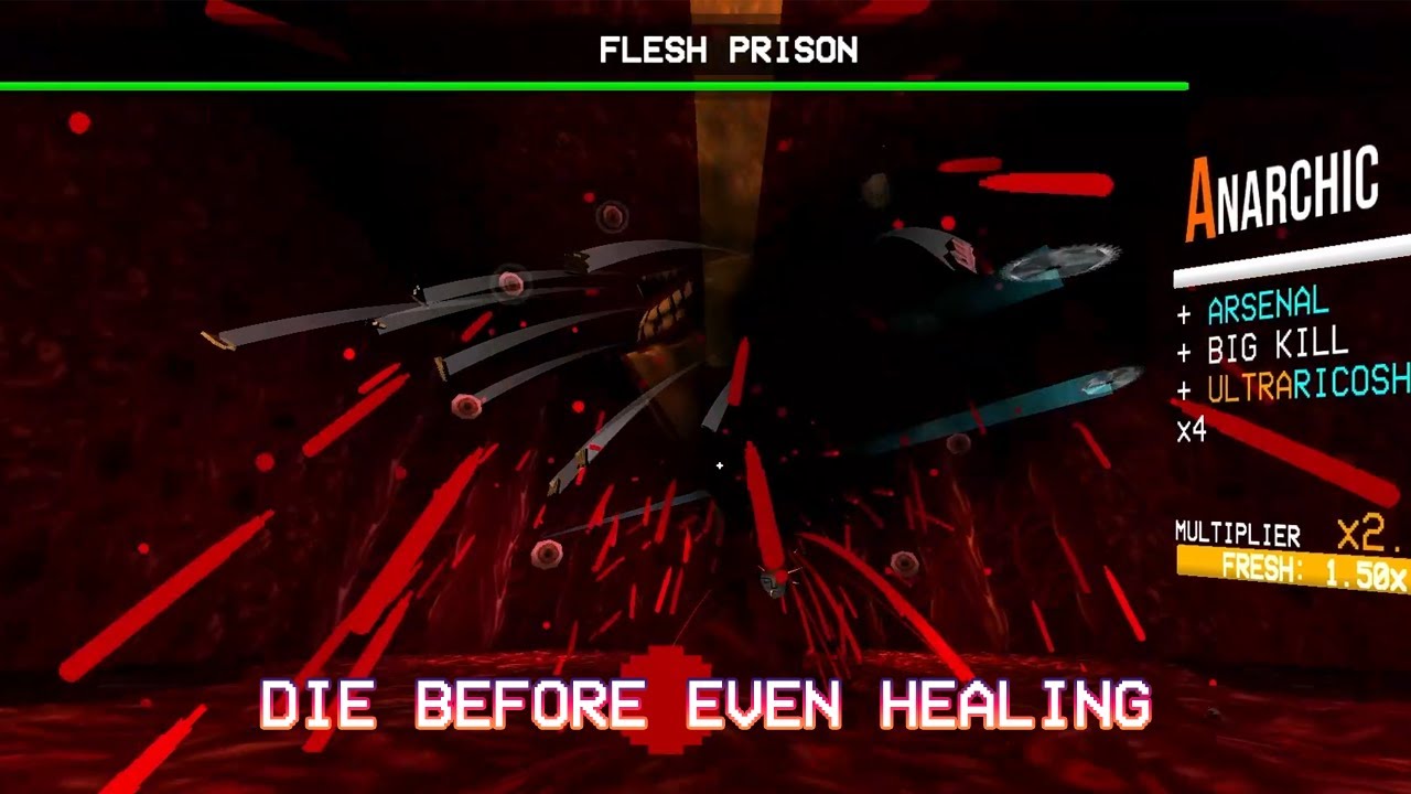 Ultrakill - Flesh Prison ZERO CYCLE with Sharpshooter (PATCHED) - YouTube