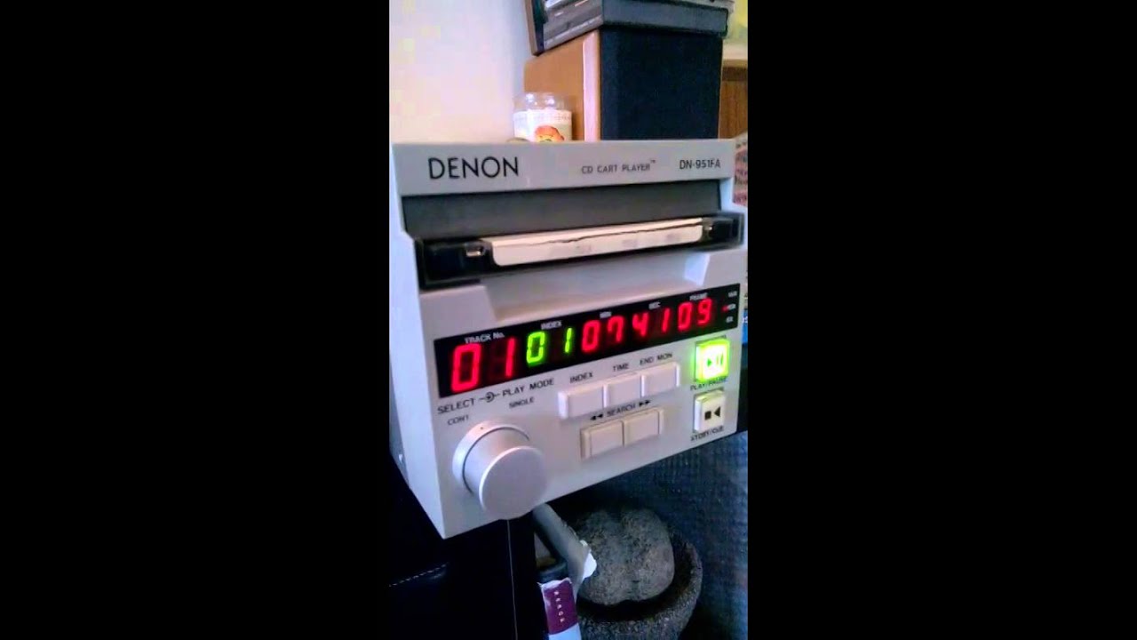 Denon CD cart player - YouTube