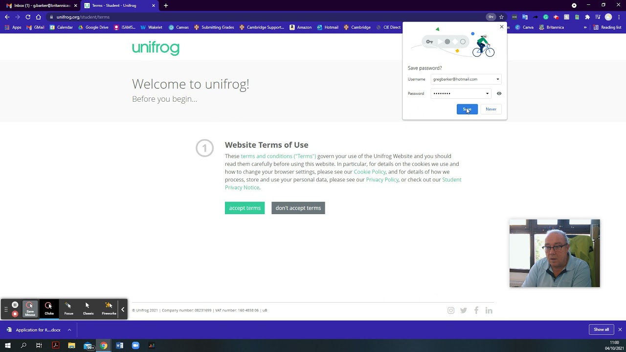 Parent Sign Up to Unifrog - YouTube