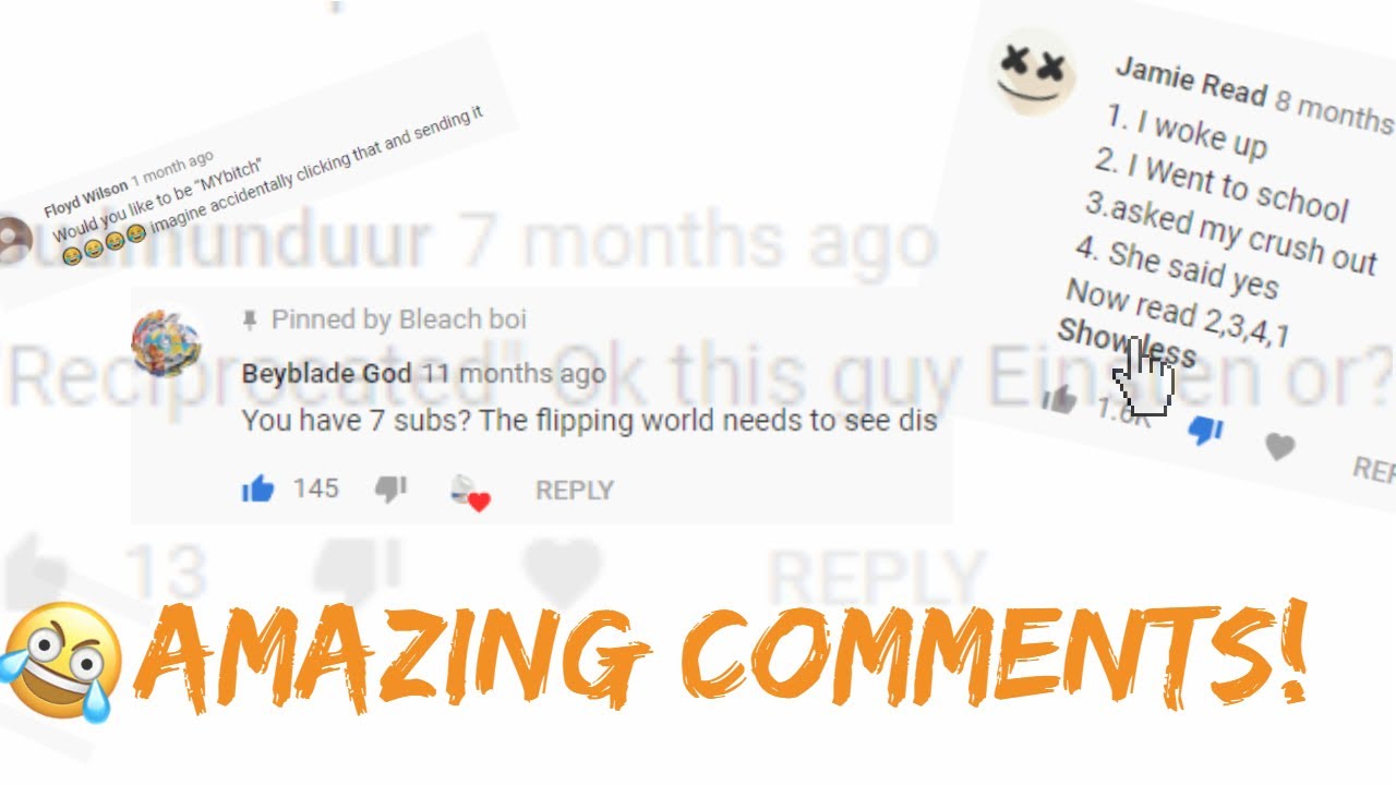 Reading YOUR very smart comments - YouTube