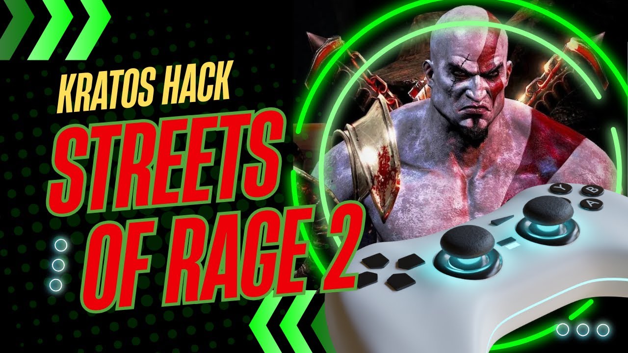 NOSTÁLGIA CHEGOU OUTRA VEZ KRATOS (GOD OF WAR) EM STREETS OF RAGE 2 SE LIGA NESTA MAGIA DO GAME ...