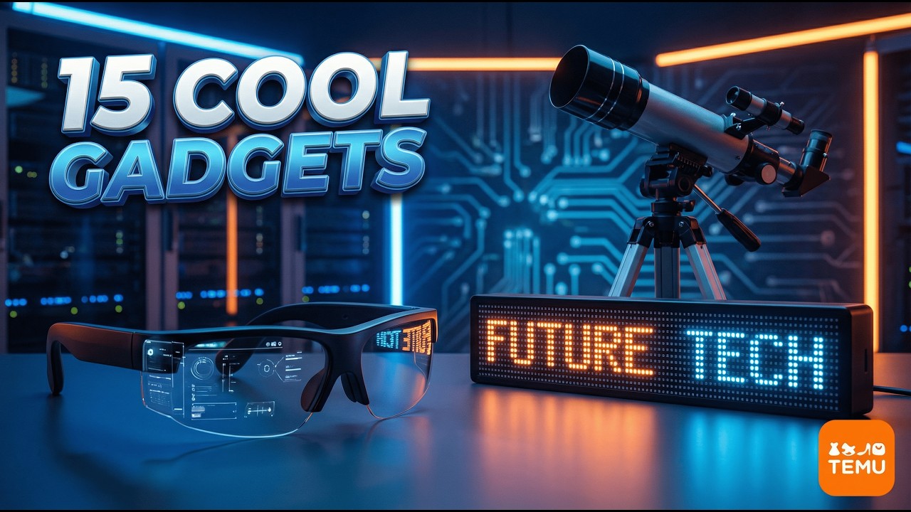 15 Coolest Temu Tech Gadgets You Need to See in 2026 - YouTube