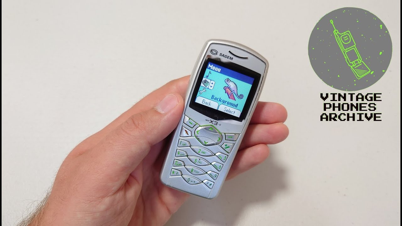 Sagem myX3-2 Mobile phone menu browse, ringtones, games, wallpapers ...