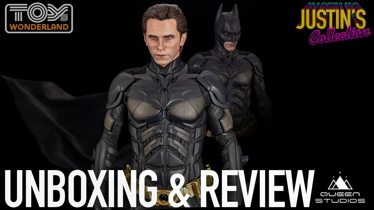 Queen Studios Batman The Dark Knight 1/3 Scale Statue Unboxing & Review ...