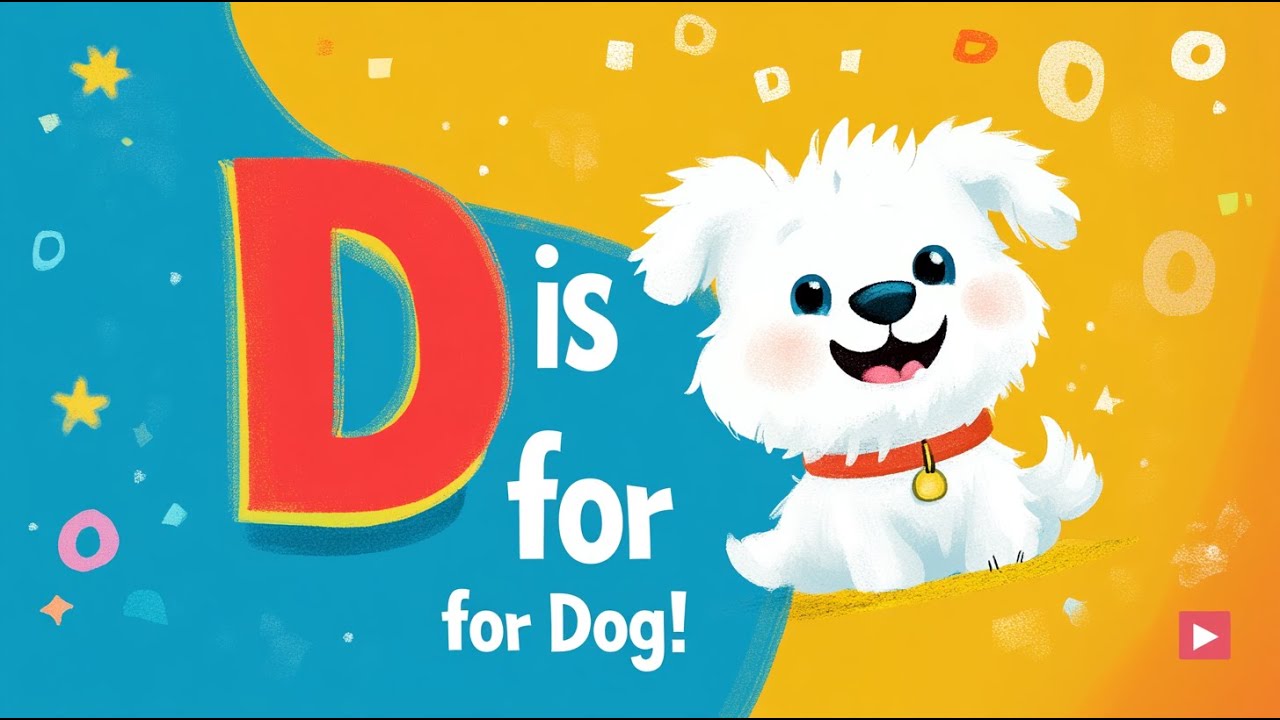 D is for Dog | Fun Alphabet Song for Kids | Learn the Letter D ...