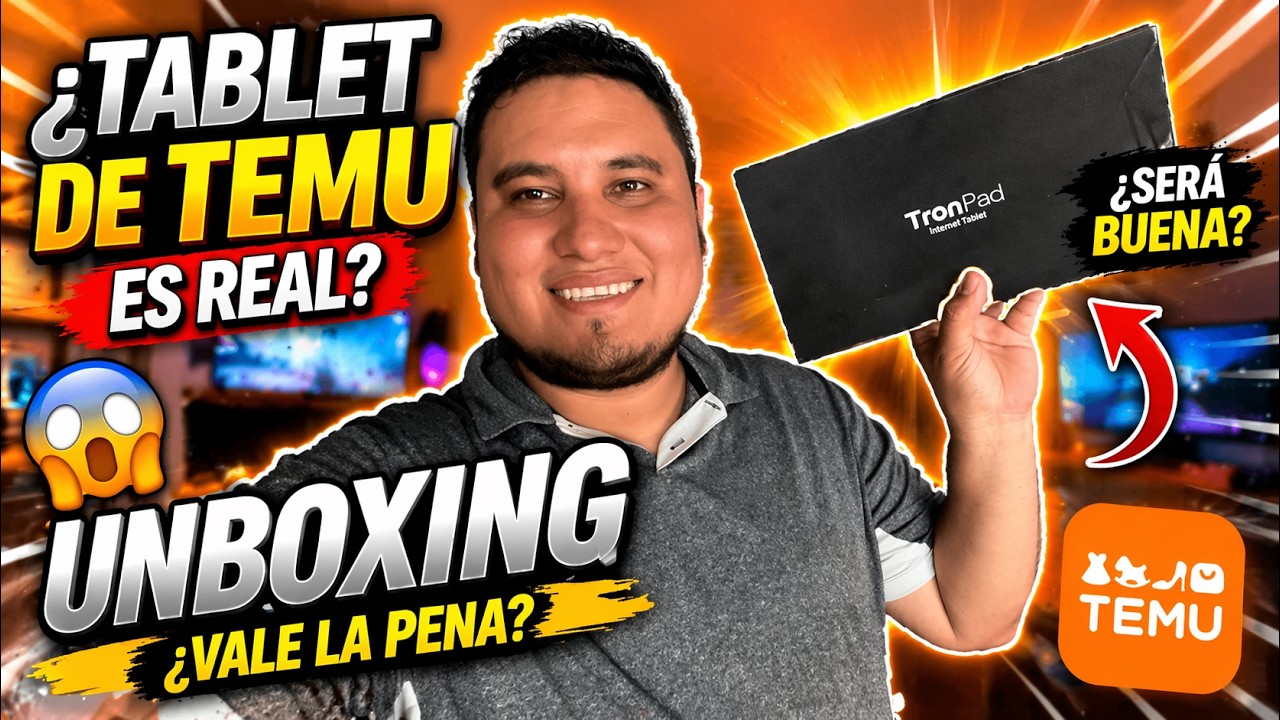 “Compré una TABLET en Temu… ¿funciona o es estafa? 📦🔥” - YouTube