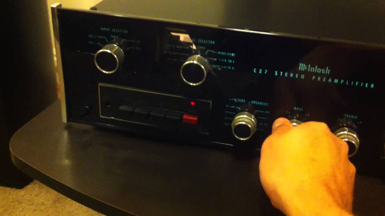 Mcintosh C27 for sale. - YouTube