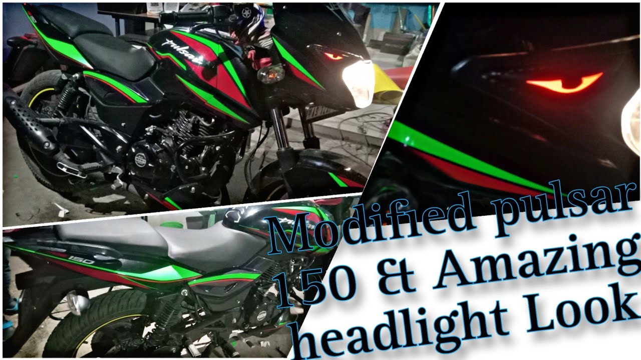 Pulsar 150 modified sticker || wrapping pulsar 150 || - YouTube
