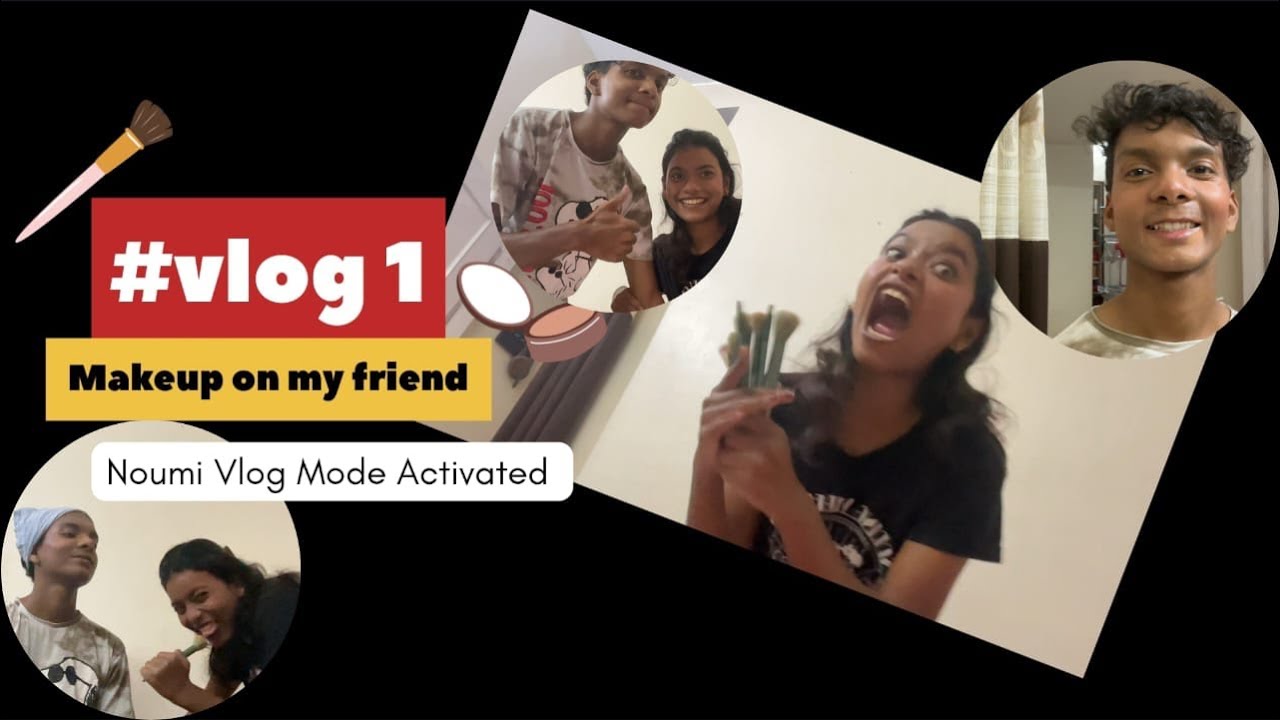 #VLOG1 Makeup Parcel Unboxing📦 | Instant chaos ft. my friend 💥😂 - YouTube