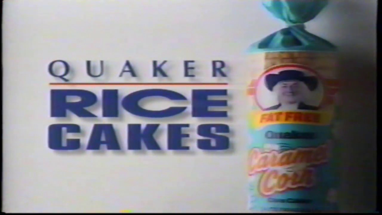 Quaker rice cakes - Tv commercial - 1995 - YouTube