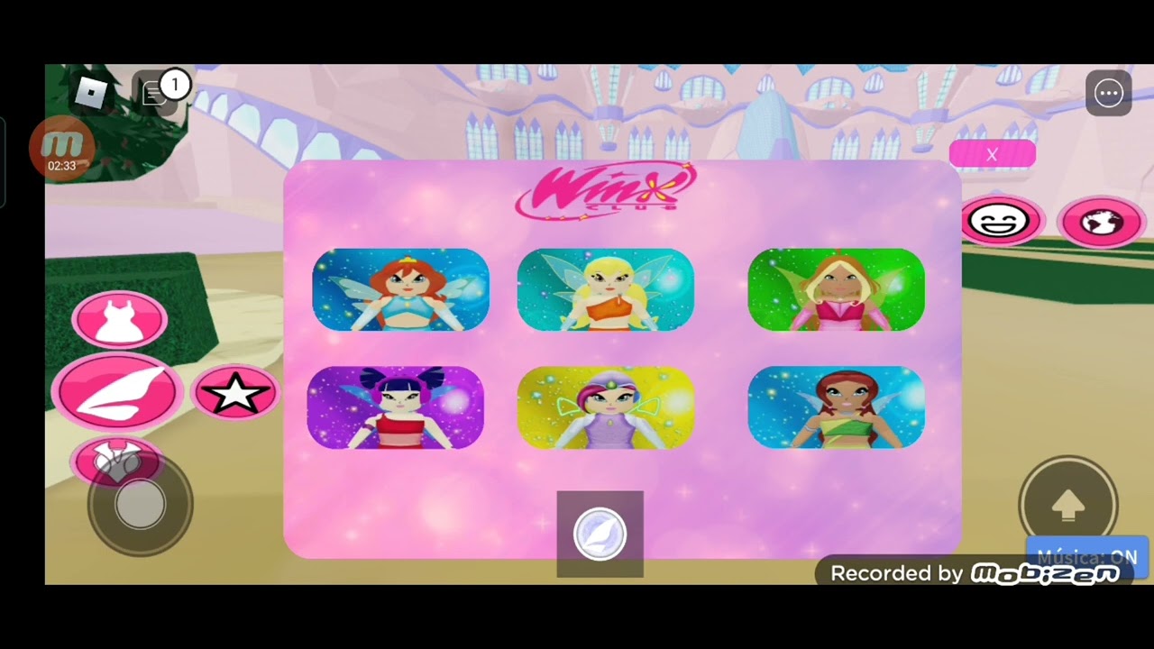 Flora's Magic Winx in diferent roblox Games - YouTube