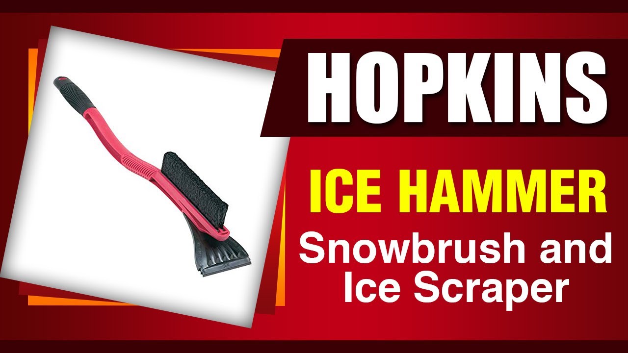 Hopkins 16511 SubZero 23" Ice Hammer Snowbrush and Ice Scraper (Colors ...