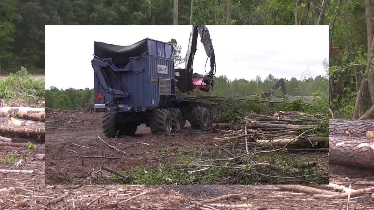 Bruks 805.2 STC / Timberpro 830, North Carolina 20130425 - YouTube