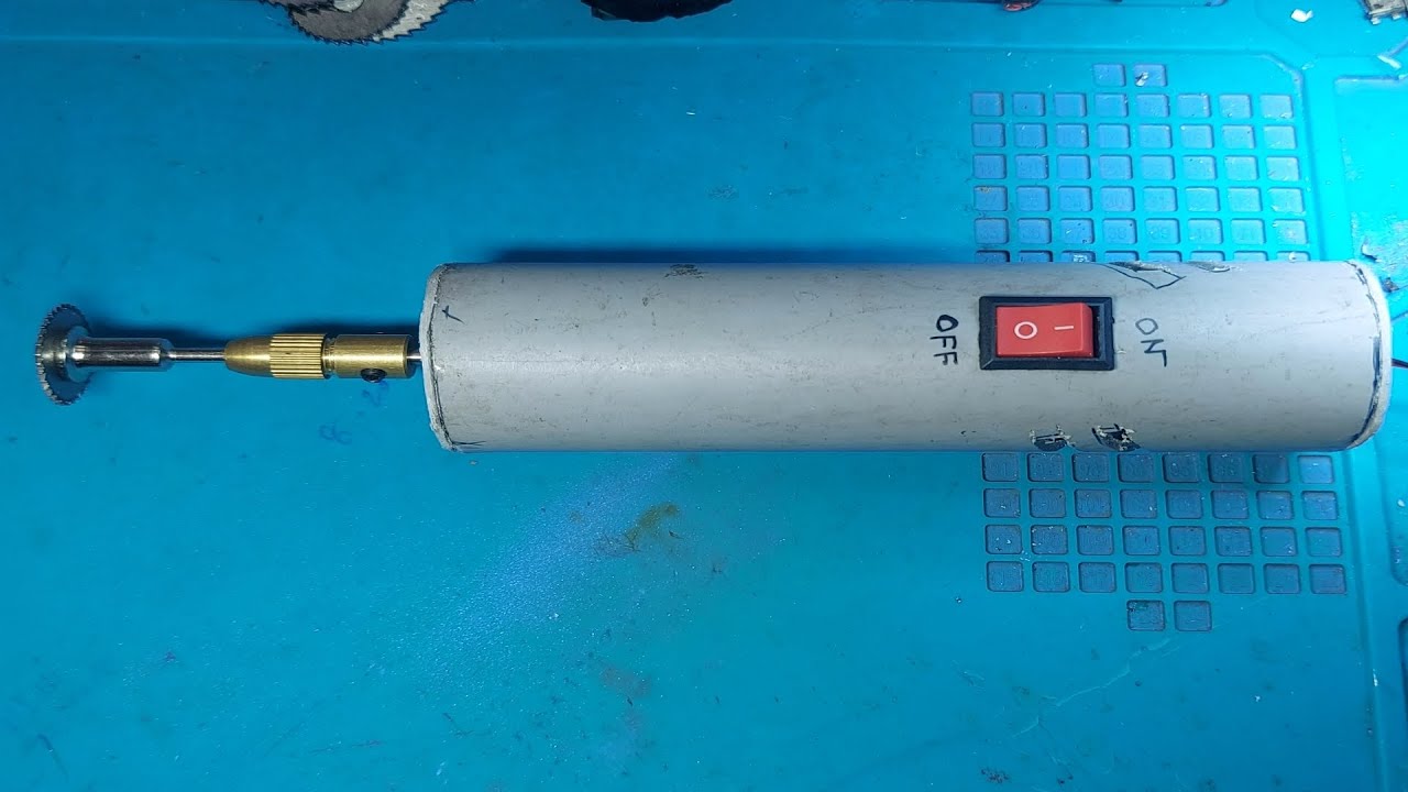 How To Make Drill MachineFrom PVC Pipe At Home || Powerfull Mini Dremel ...