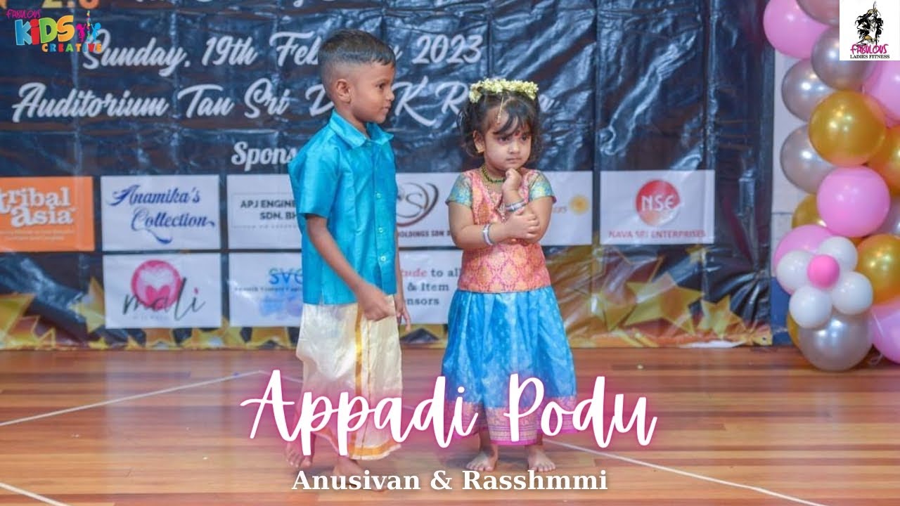 Appadi Podu | Dance Performance By Our Fabulous Kutties ️ | Sparkles 2. ...