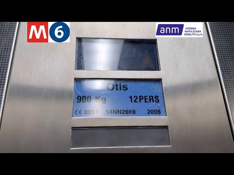 2005 OTIS 2000 CARGO elevator at MERGELLINA M6 Metro station -) MUNICIPIO. Napoli IT - YouTube
