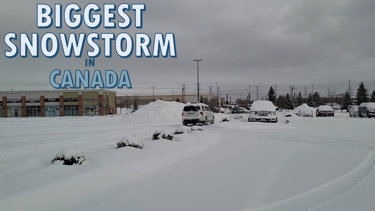 Biggest Winter Storm Of The Season...2025 Winter...25cm to 35cm Snow ...