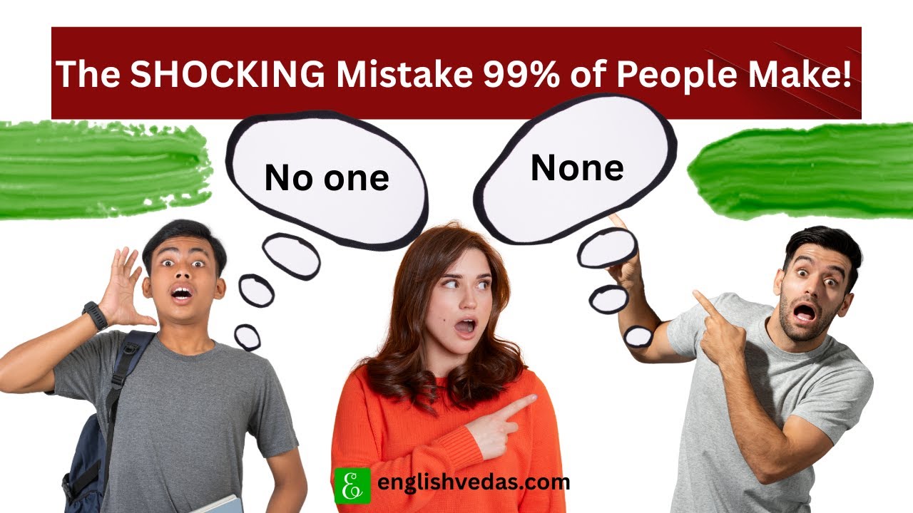 No One" vs "None" - The SHOCKING Mistake 99% of People Make! #english # ...