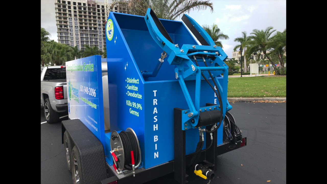 Garbage Can Cleaning Systems - - YouTube