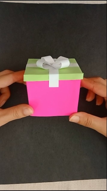 Cute little handmade giftbox 🎁 with paper 🙌 let's make surprise box # ...