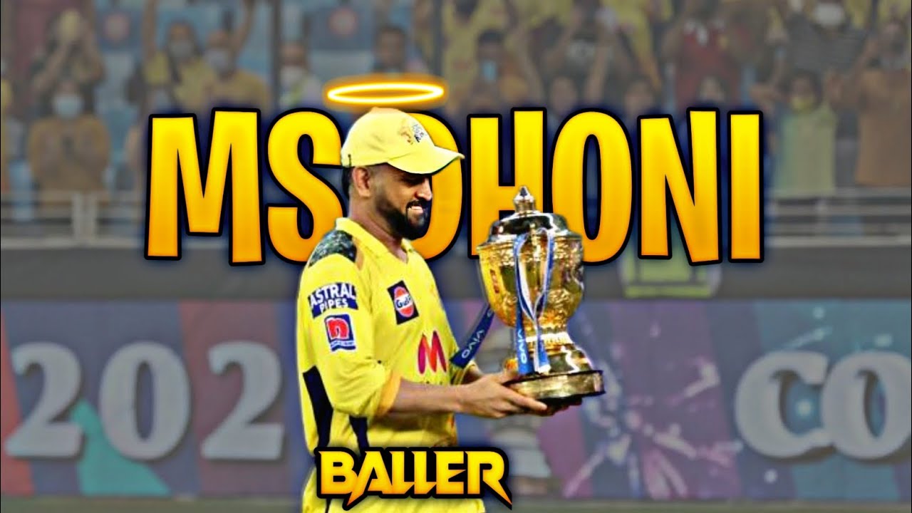 MS Dhoni X Baller Edit || CSK 💛|| Koking Editz - YouTube