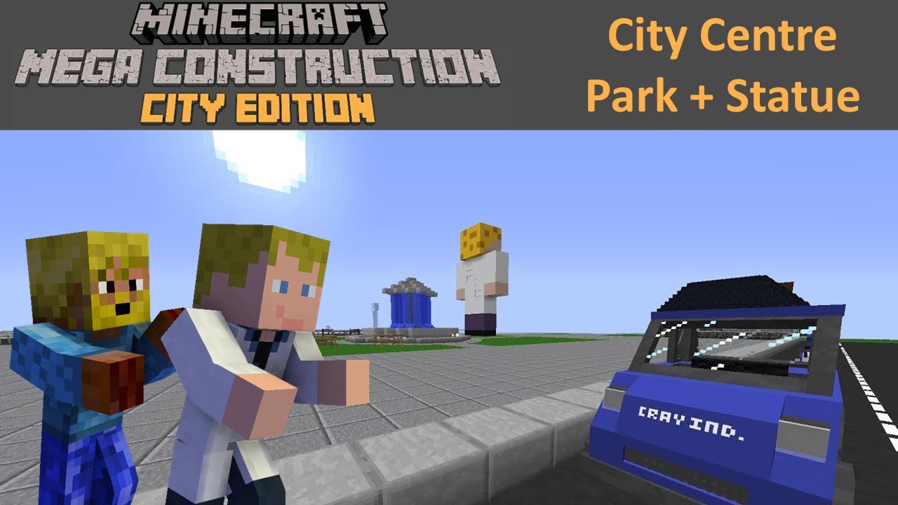 City Centre Park and Statue | Minecraft Mega Construction City Edition ...