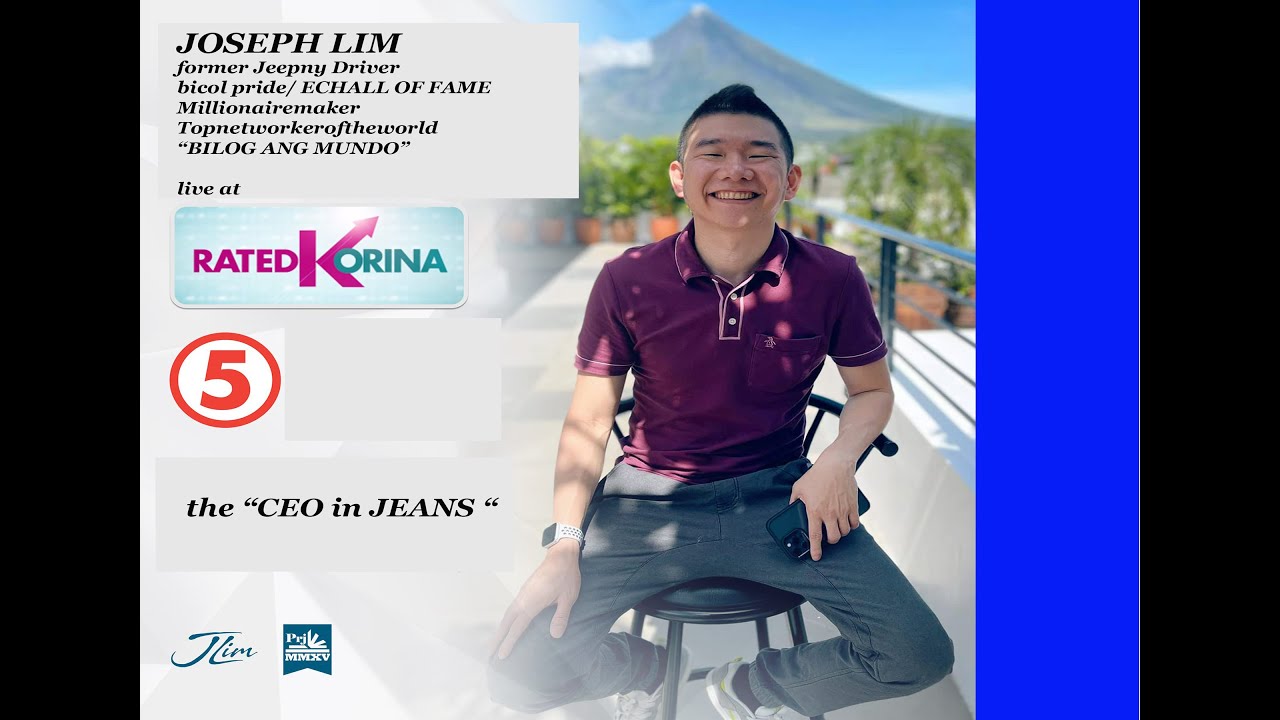 Joseph Lim @ Rated Korina Tv5 - YouTube