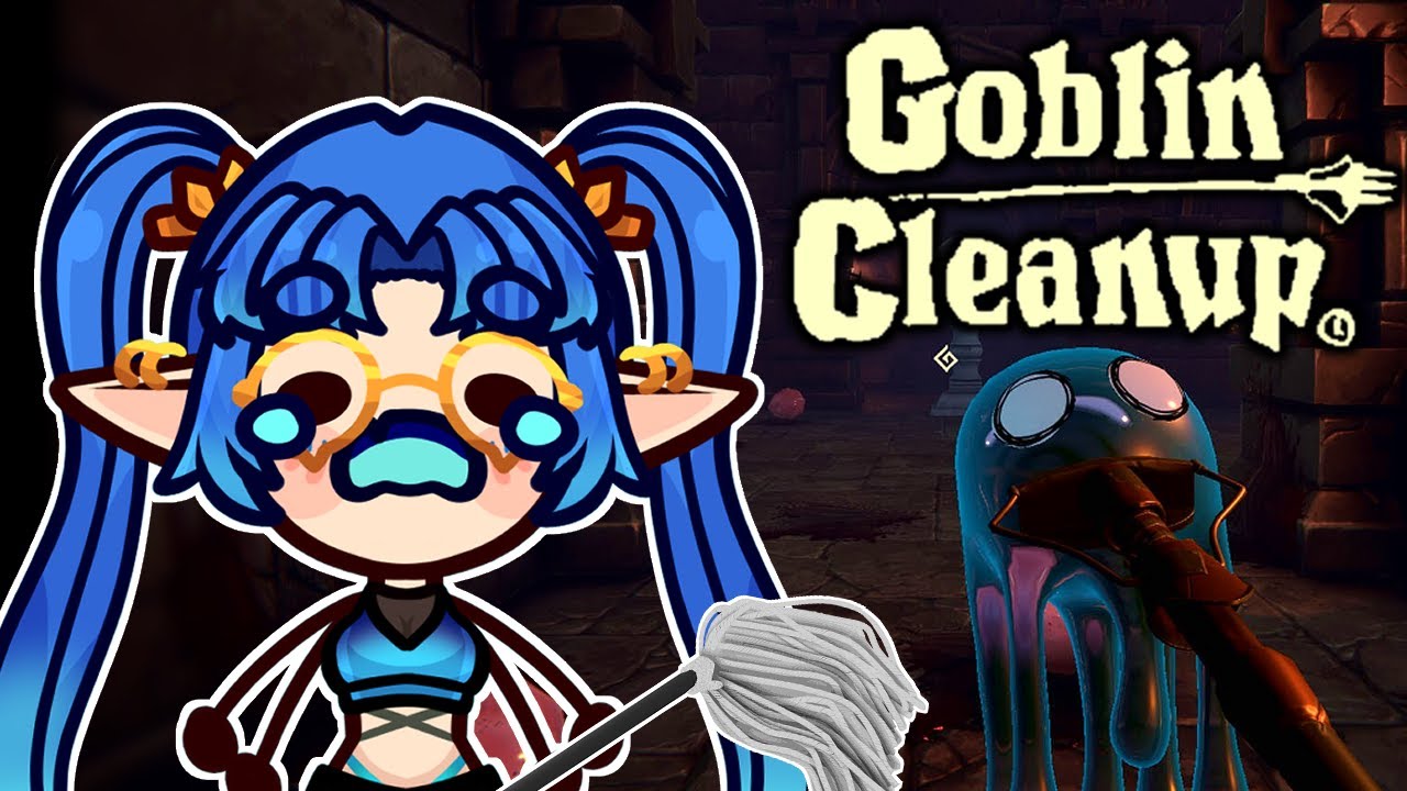 Dummy Girl Cleans Up a Messy Dungeon || Goblin Cleanup (Demo) - YouTube