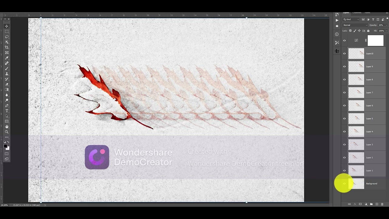 Photoshop - multi-layer opacity considerations - YouTube