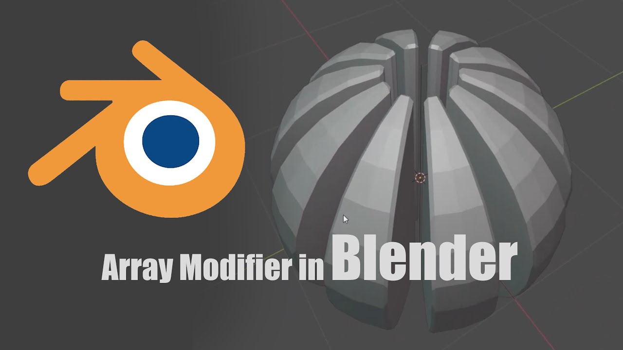 Array Modifier In Blender 4k Array Modifier Blender3dmodelling Youtube