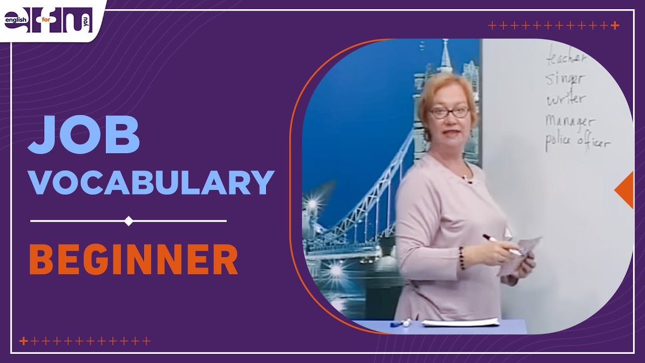 Let's Start English 51 - Lesson 8 / Job Vocabulary | Beginner Levels ...