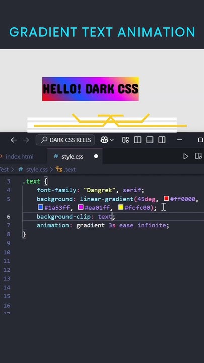 Game Changer Level up your CSS Game! Text Gradient #shorts - YouTube