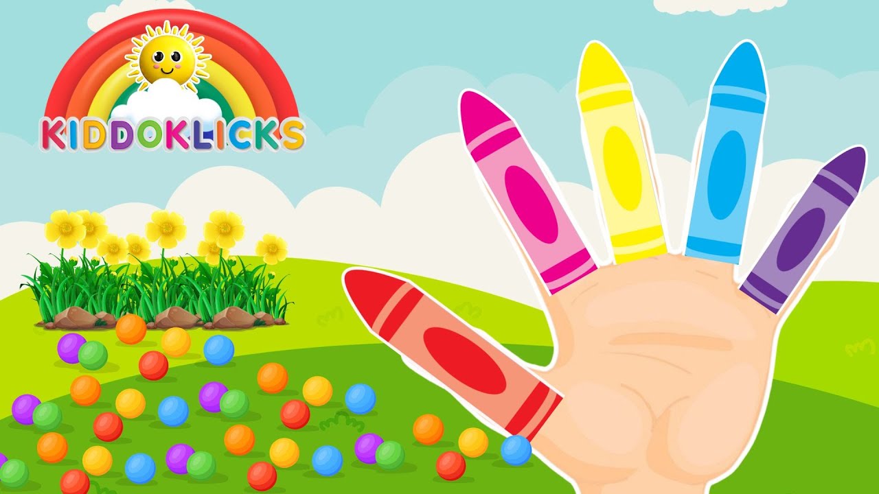 COLOURS Finger Family Nursery Rhymes & Kids Songs | colors #cocomelon ...