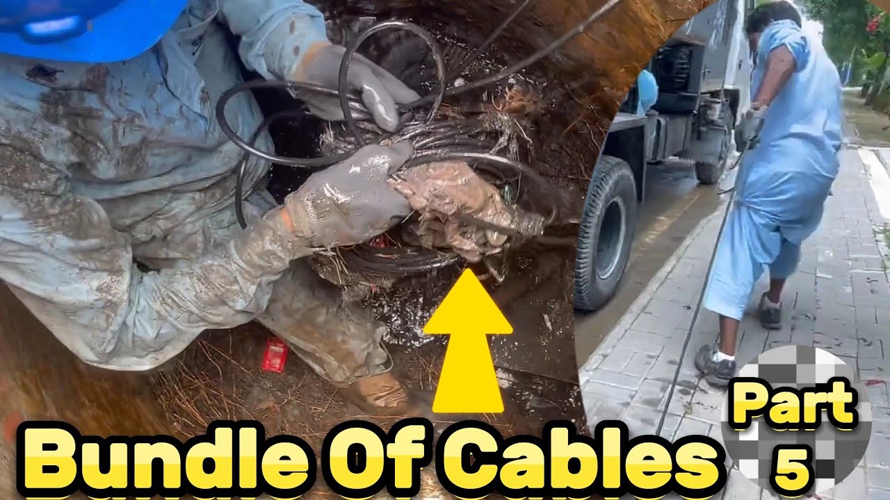 Drain Complaint 284 | Again a bundle of cables was found in the manhole ...