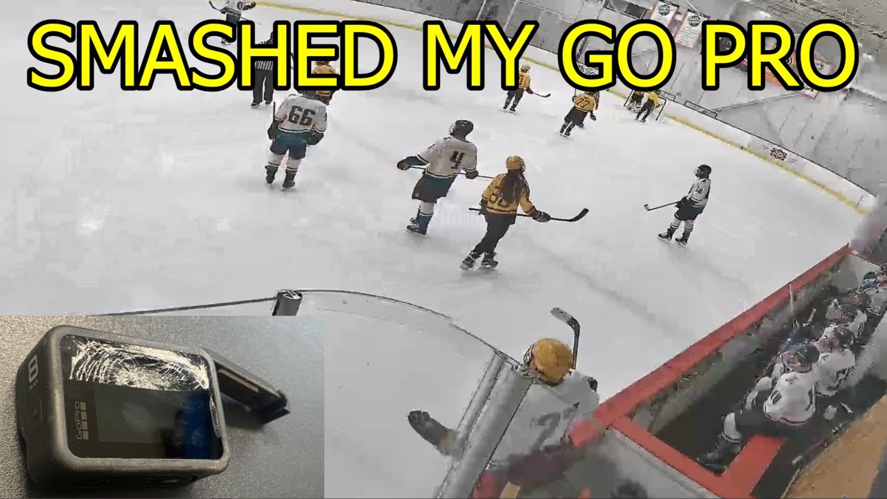 THEY SMASHED MY GO PRO... *MIC’D UP* GoPro Hockey Goalie - YouTube