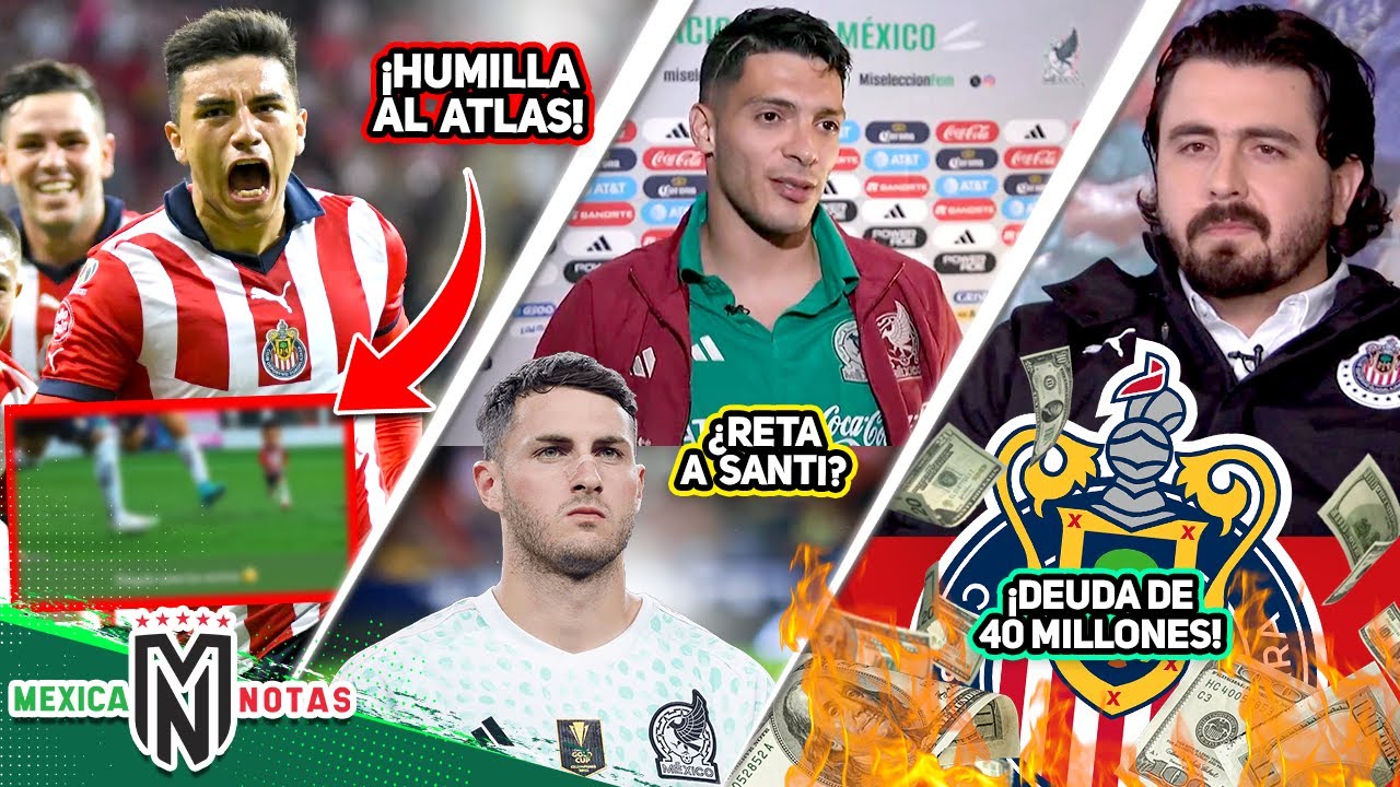 ¡Nene Beltrán HUMILLA al Atlas! l Jiménez "AMENAZA" a Santi😱l CHIVAS EN ...