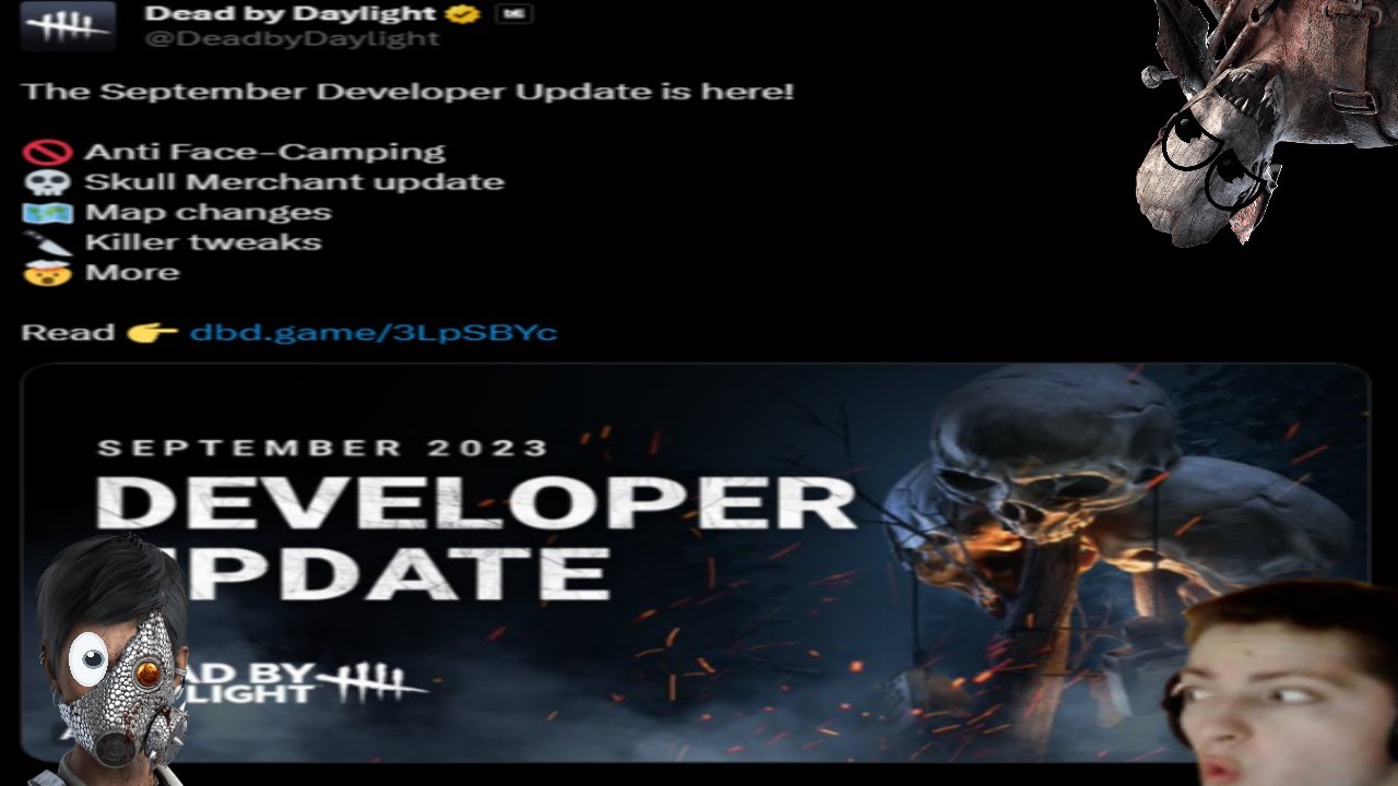 DBD September 2023 Dev Update - Skull Merchant Rework, Anti-Face Camp ...