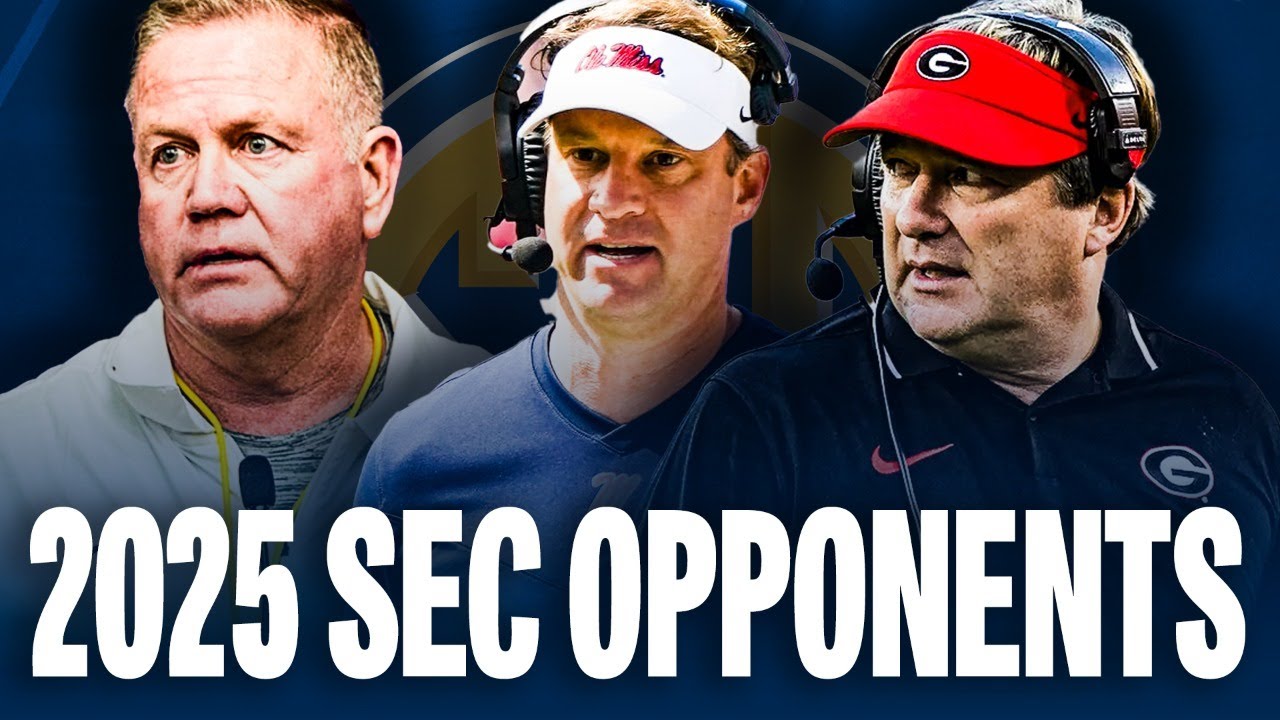 2025 SEC Football Opponents Revealed: Was This A Lazy Plan? - YouTube