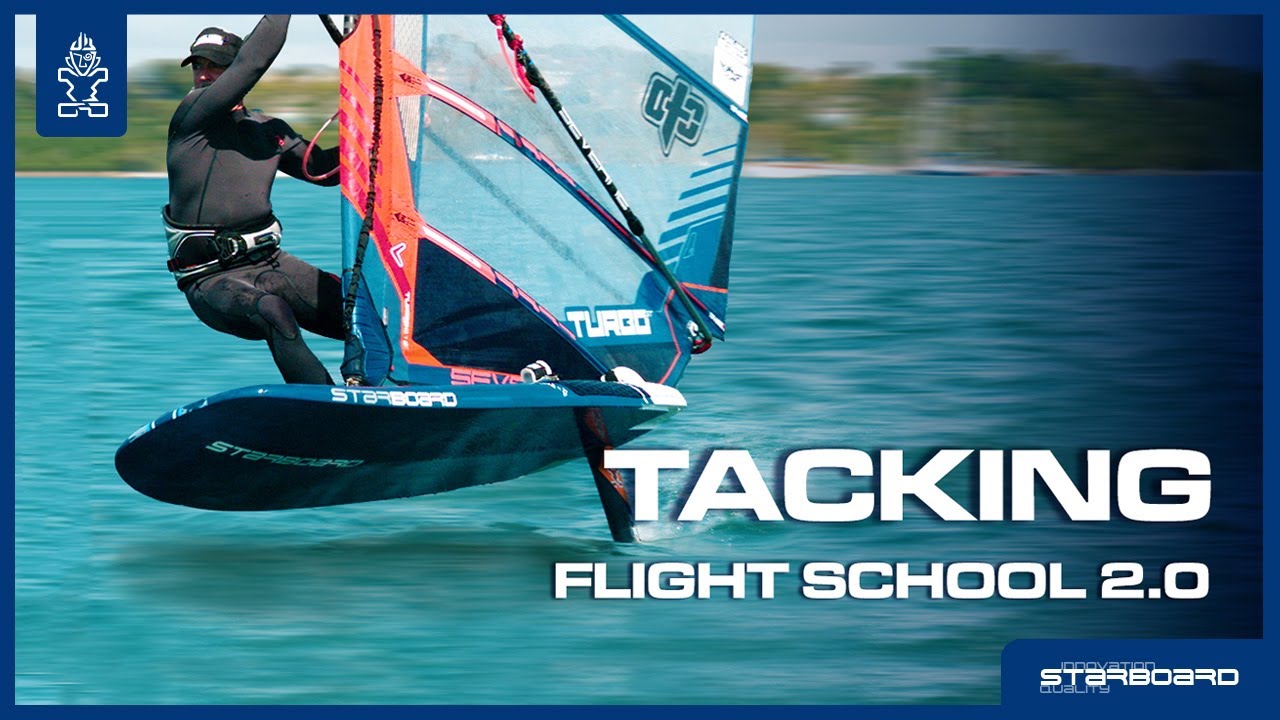 Windsurfing Tips: Foil Tacking - YouTube