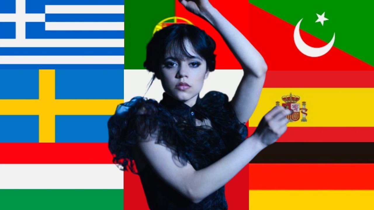 Wednesday Dance in different languages Meme Part 3 - YouTube