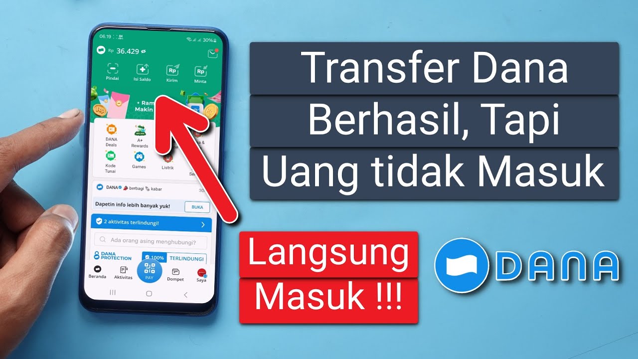 Cara Mengatasi Transfer Berhasil Tapi Uang Tidak Masuk Dana - YouTube