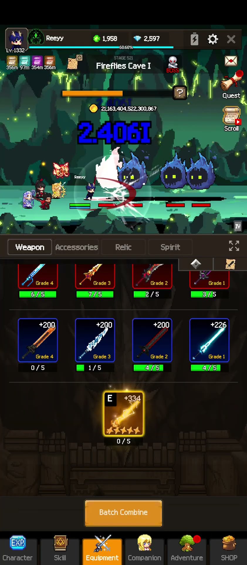 Slayer Legend - Awaken Sword of light orr - YouTube