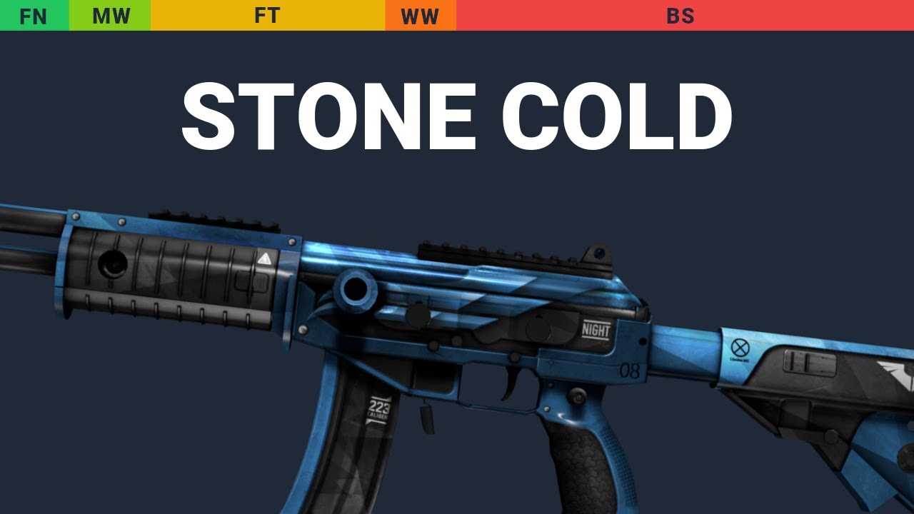 Galil AR Stone Cold - Skin Float And Wear Preview - YouTube