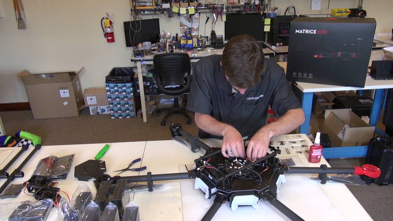 DJI Matrice 600 Assembly Part II - YouTube