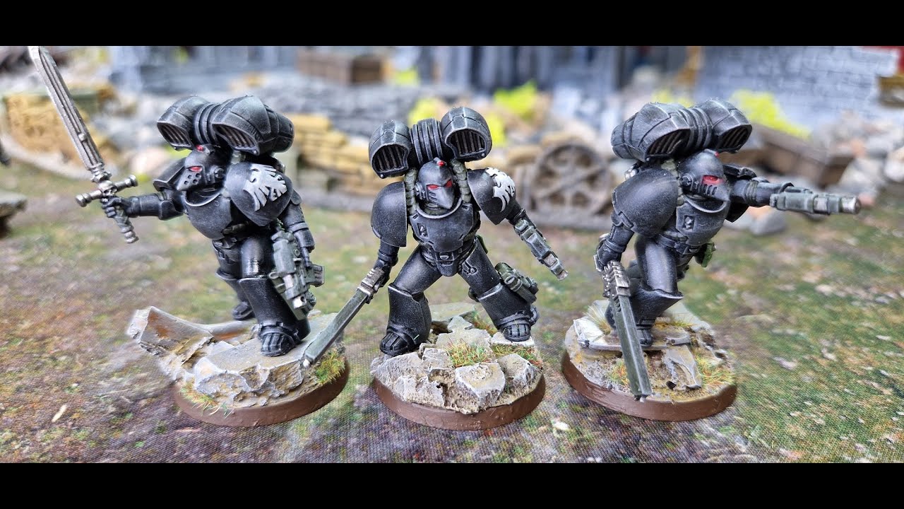 The secret to painting black miniatures, quickly and easily. Dry brush ...