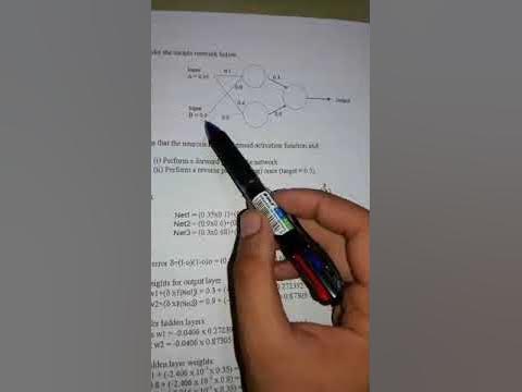 example backpropagation neural network - YouTube